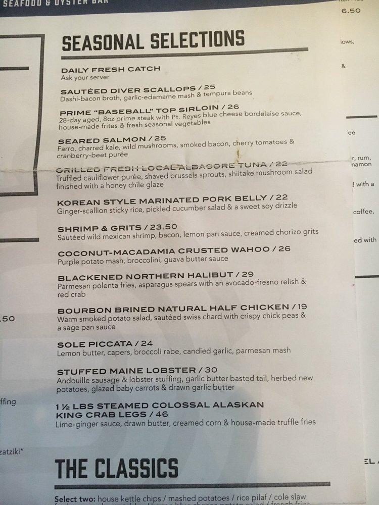 Menu at Brigantine Seafood restaurant, Escondido, 421 W Felicita Ave