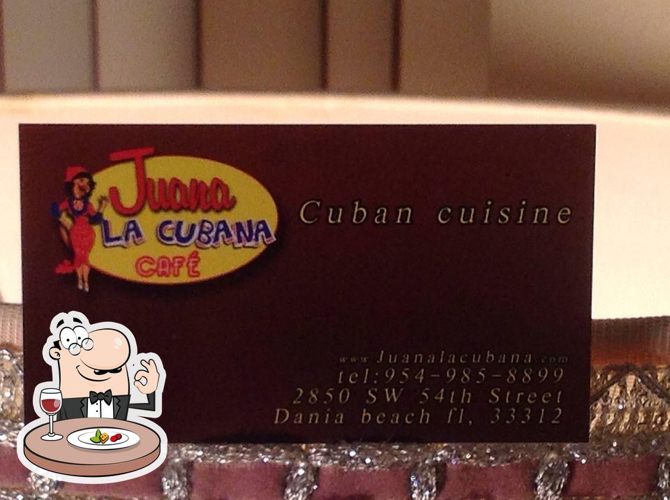 Juana La Cubana Cafe, 2850 SW 54th St in Dania Beach - Restaurant menu ...