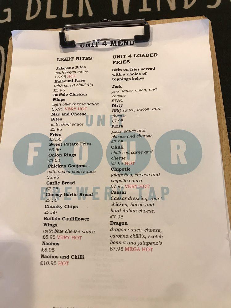 Menu at Windsor & Eton Brewery & Unit 4 Taproom, Windsor