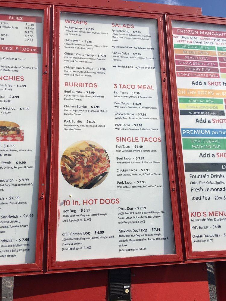 Menu at W Grill pub & bar, Houston, Washington Ave