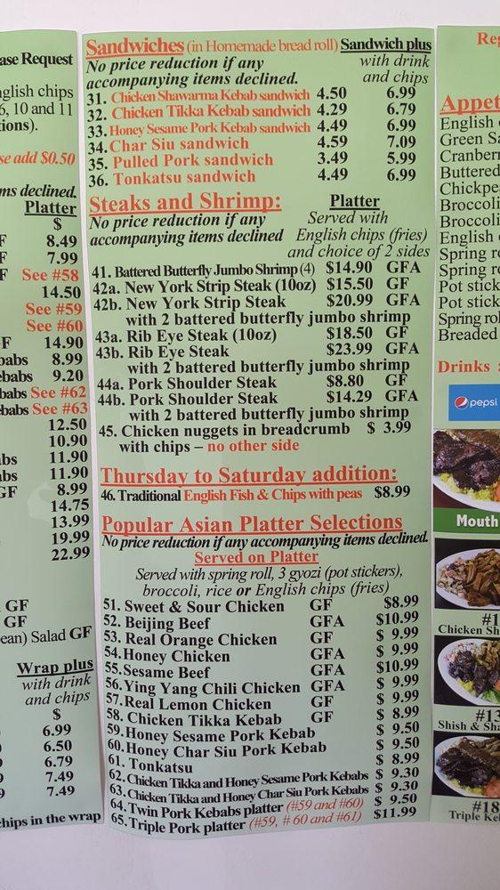 Menu at Kebab Hut - Rexburg steakhouse, Rexburg