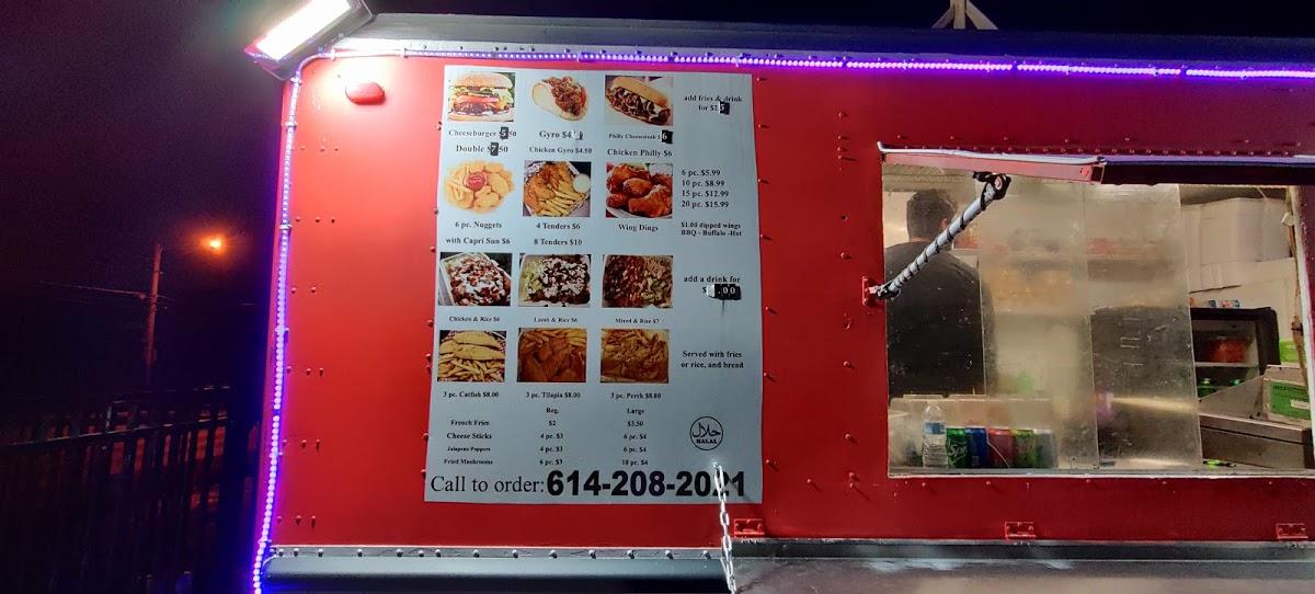 Menu at Royal Burger restaurant, Columbus, Sullivant Ave