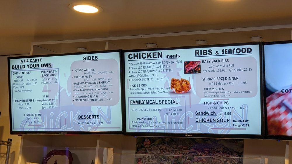 Menu at Chicken Box Broasted Chicken restaurant, La Habra, 330 E ...
