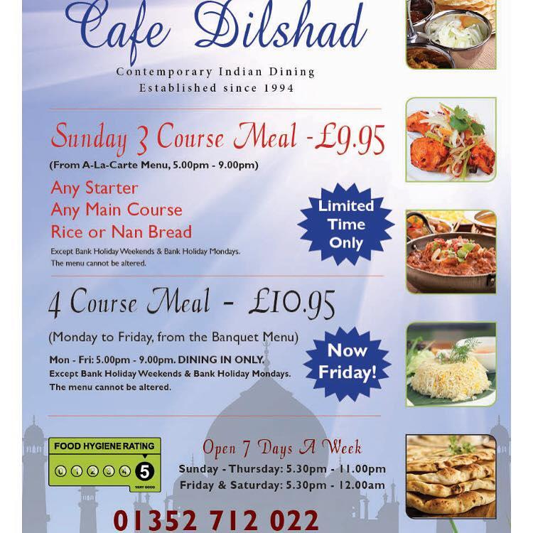 Menu at Bengal Balti fast food, Holywell