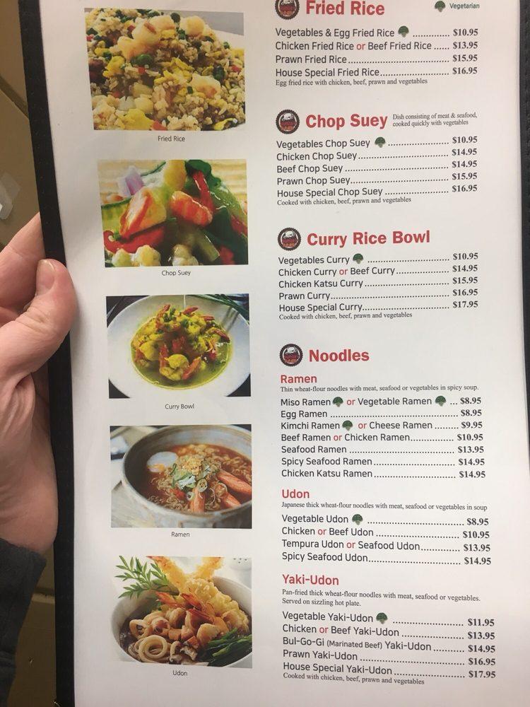 Menu at Hungry Bear restaurant, Fort Saint John