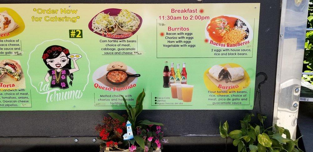 Menu at Nob Hill Food Carts restaurant, Portland