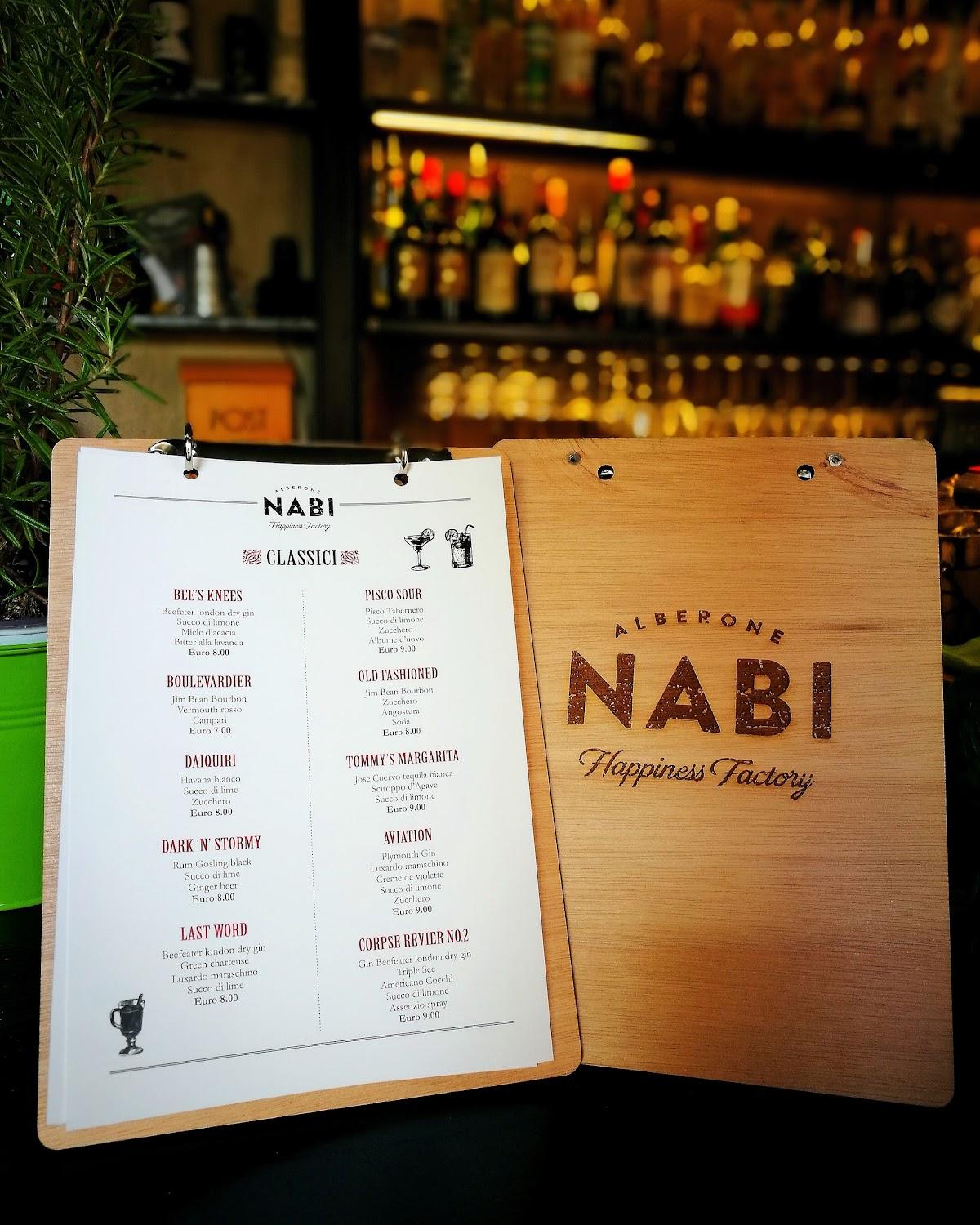 Menu da NaBi Happiness Factory pub & bar, Roma