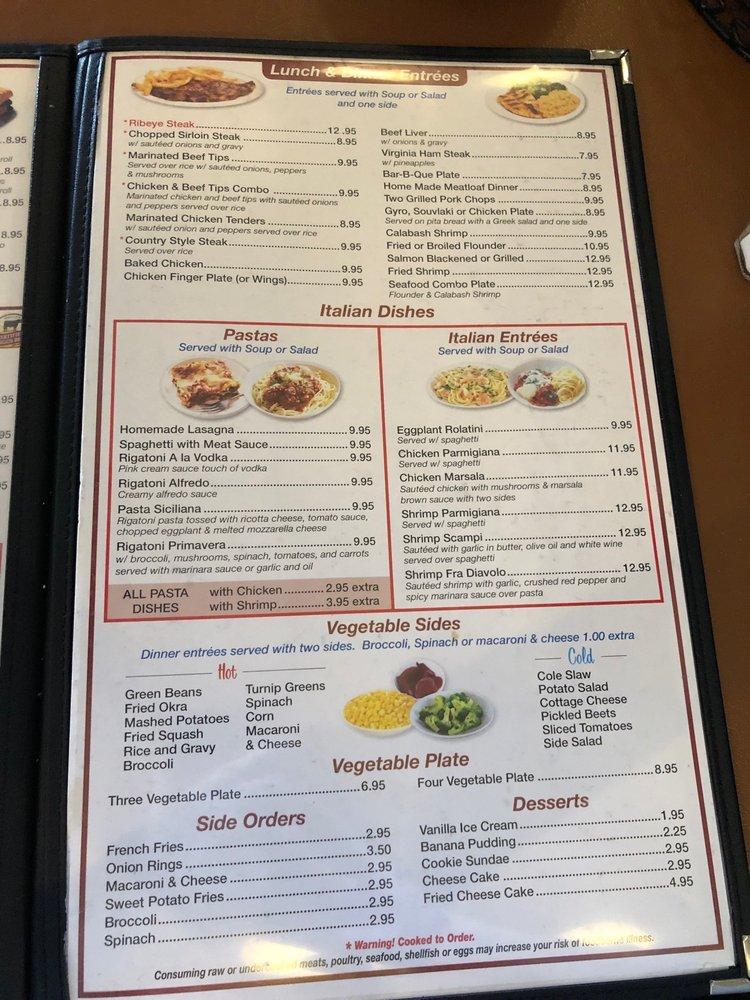 Menu at Park 51 Cafe, Charlotte, Park Rd