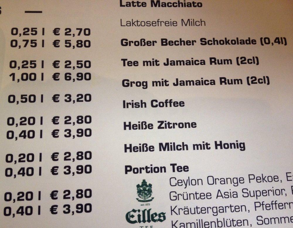 Menu at ZAR Gaststätten GmbH pub & bar, Munich