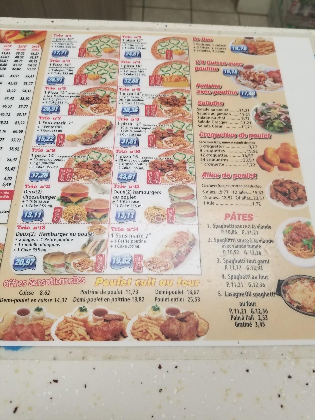 Menu at Restaurant Pizza didim, Mirabel