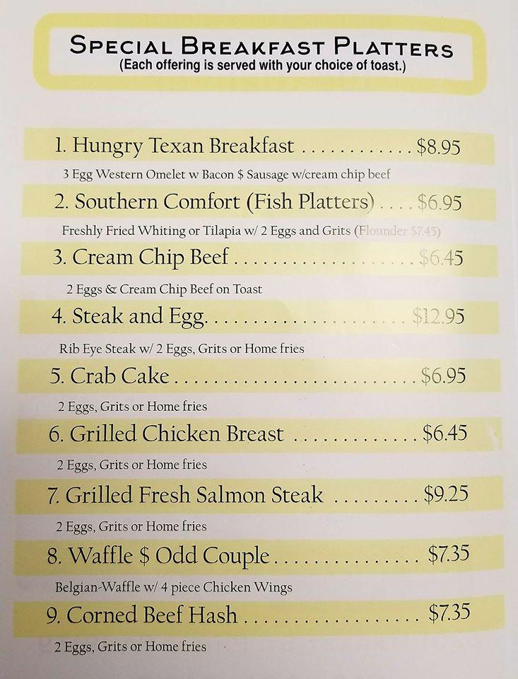 Menu at Scramble Club, Philadelphia, Market St