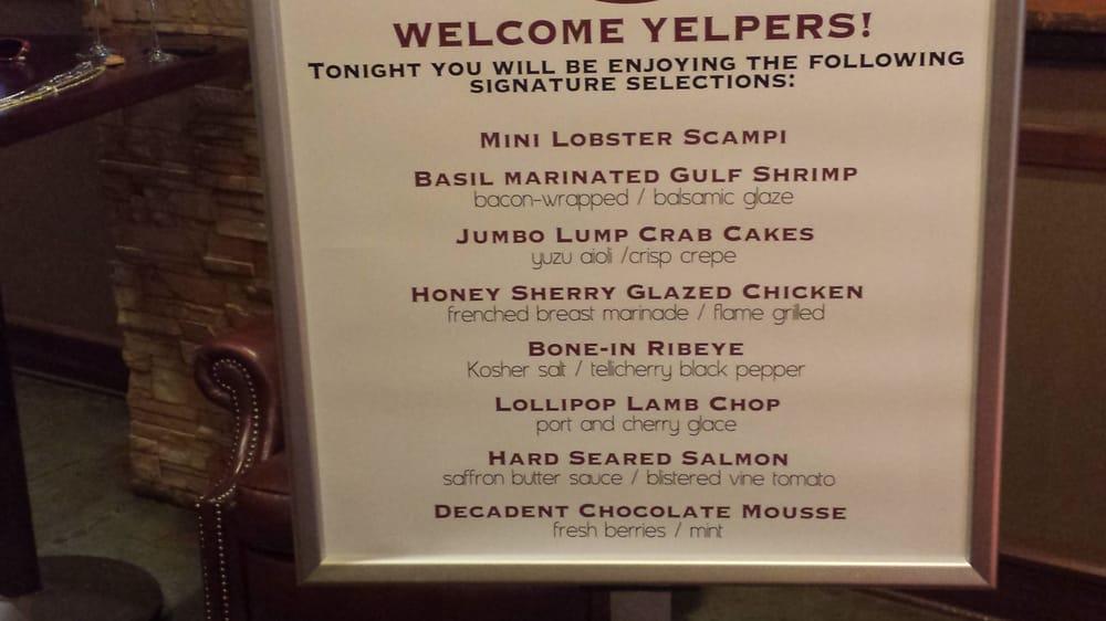 Menu at 360 Steakhouse, Council Bluffs
