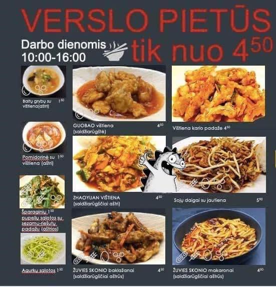 Menu at 9 DRAKONAI restaurant, Vilnius, Antakalnio g. 71