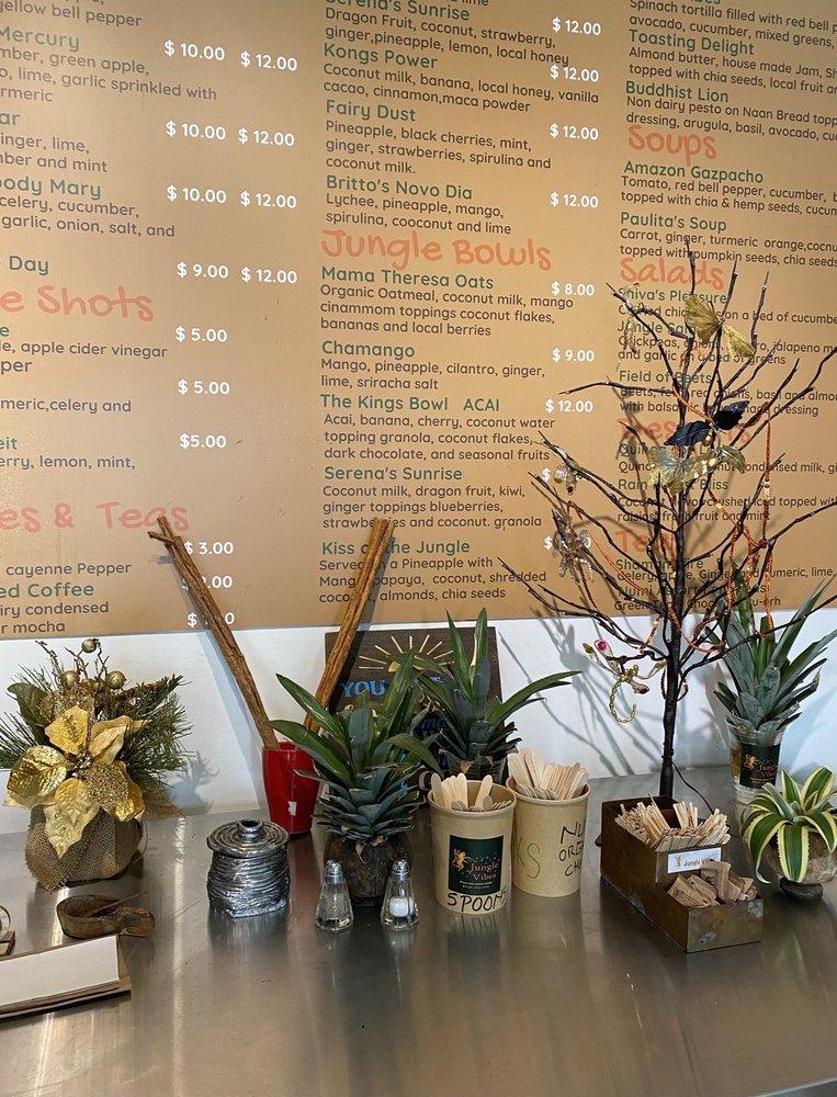 Menu at Jungle Vibes pub & bar, Miami Beach