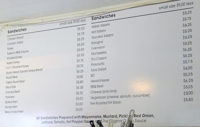 Menu at Little Lucca restaurant, South San Francisco, 724 El Camino Real
