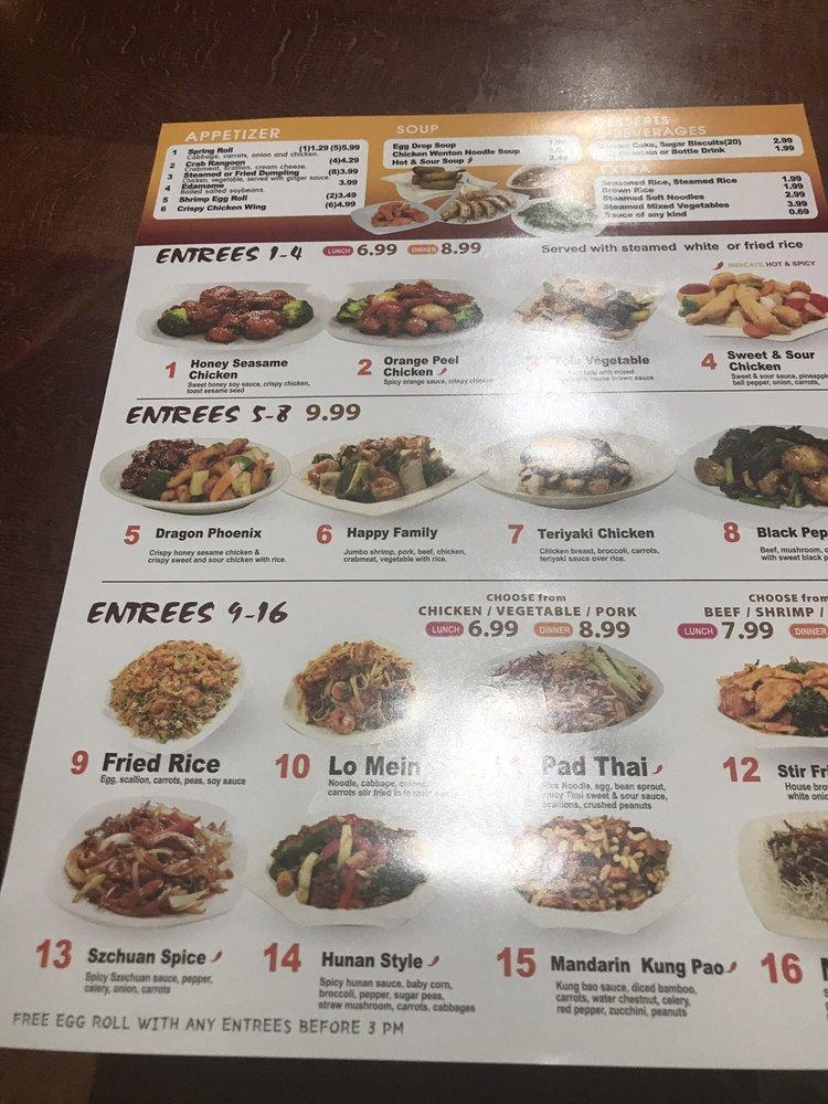 Menu at Rice Pot restaurant, Duncanville