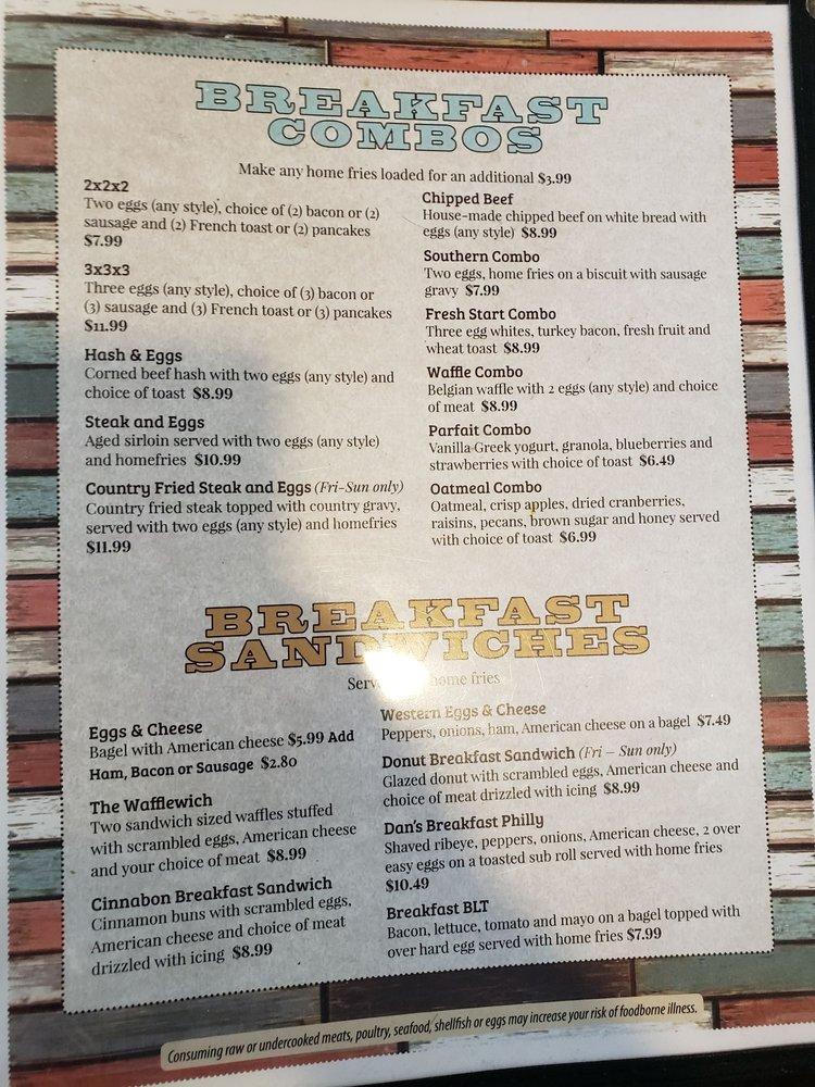 Menu at Second Chance Diner restaurant, Camillus