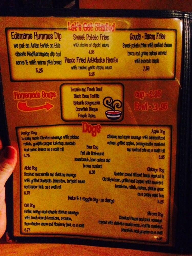 Menu at Hammontree's Grilled Cheese pub & bar, Fayetteville