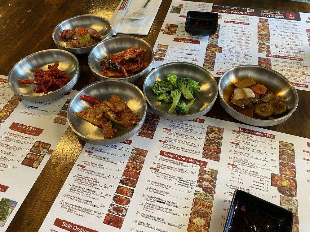 Menu at Maru Kitchen restaurant, Lomita