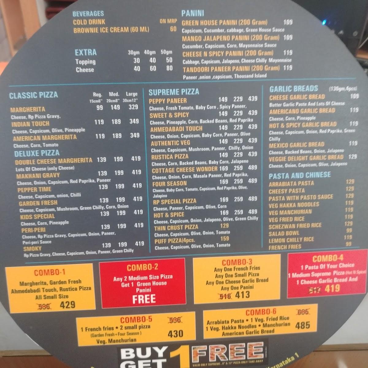 Menu at Real paprika Rto circle, Ahmedabad