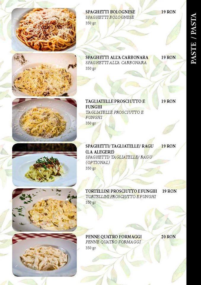 Menu at La Maestro Sânnicolau Mare, Sânnicolau Mare