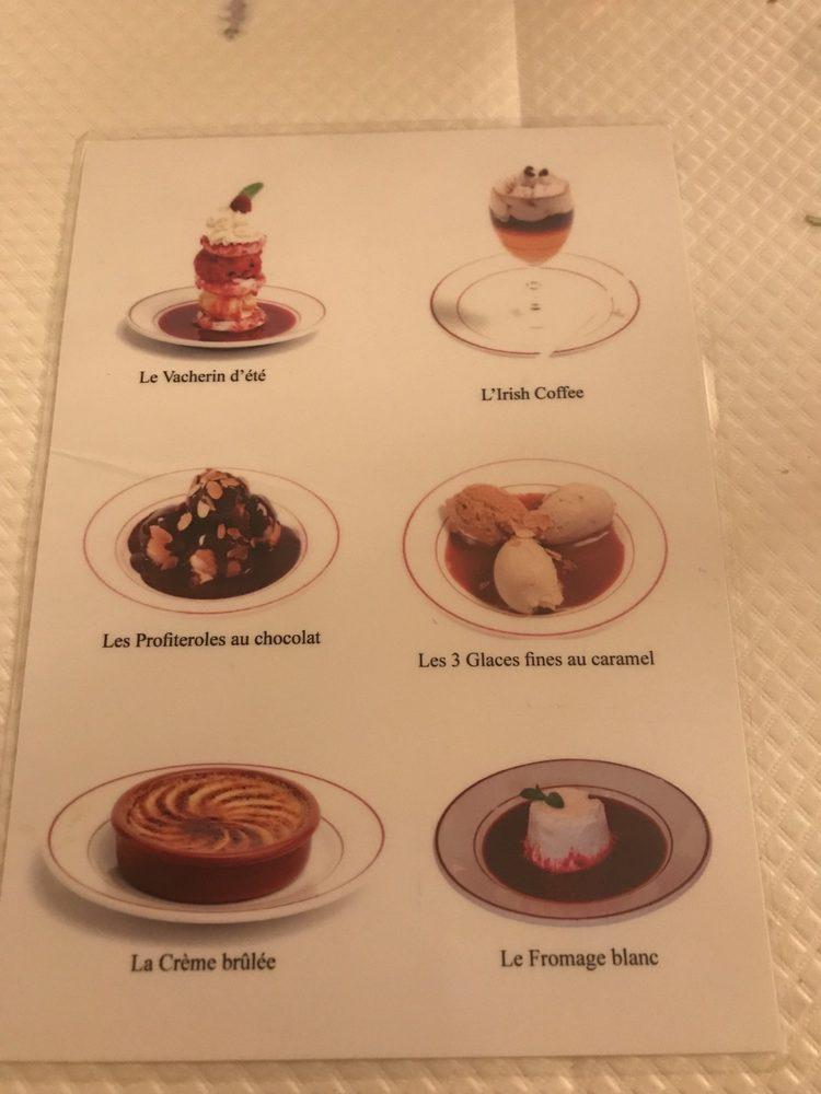 Menu au Le Relais de l'Entrecôte restaurant à viande, Paris, 15 Rue Marbeuf