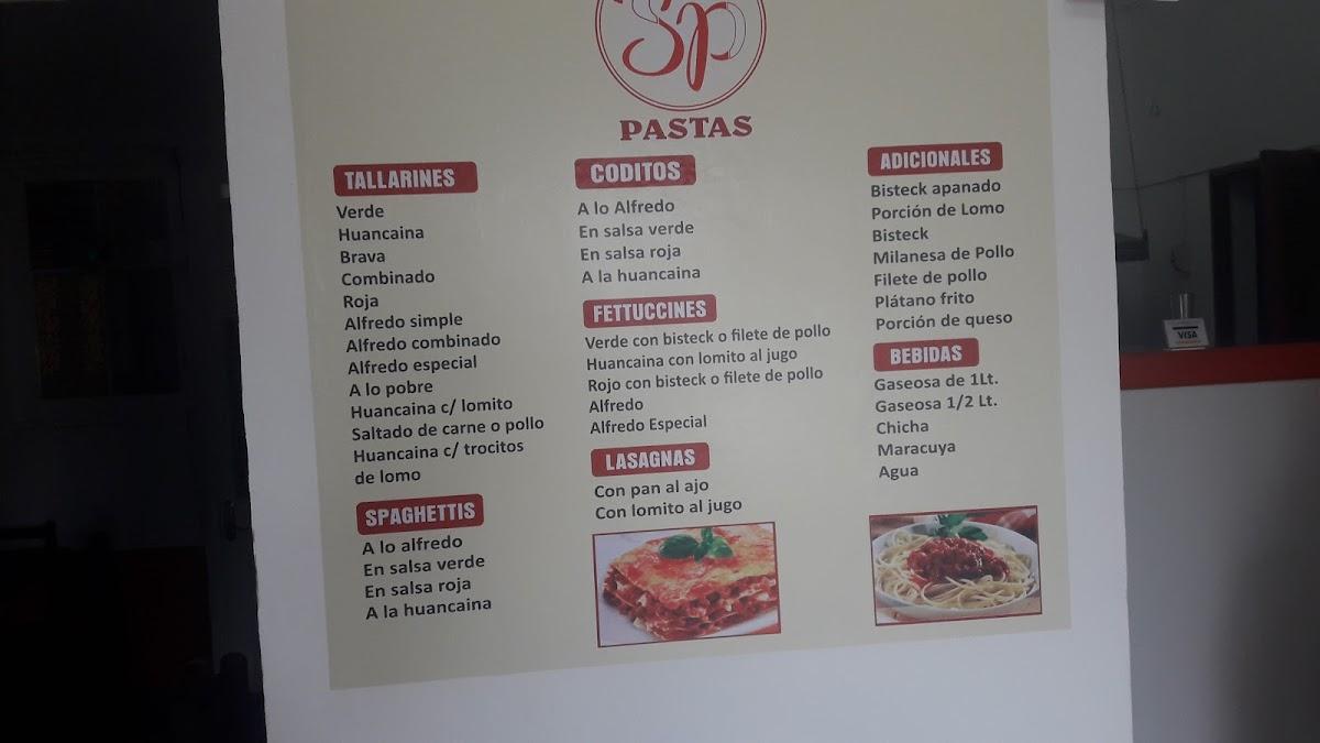 Menu at Restaurant Sabor Peruano, Breña
