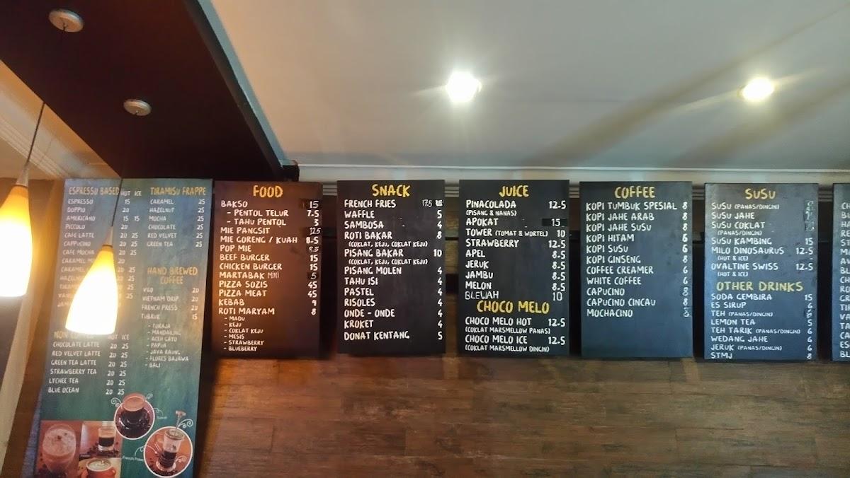 Menu at Rumah Makan Utama Raya restaurant, Banyuglugur