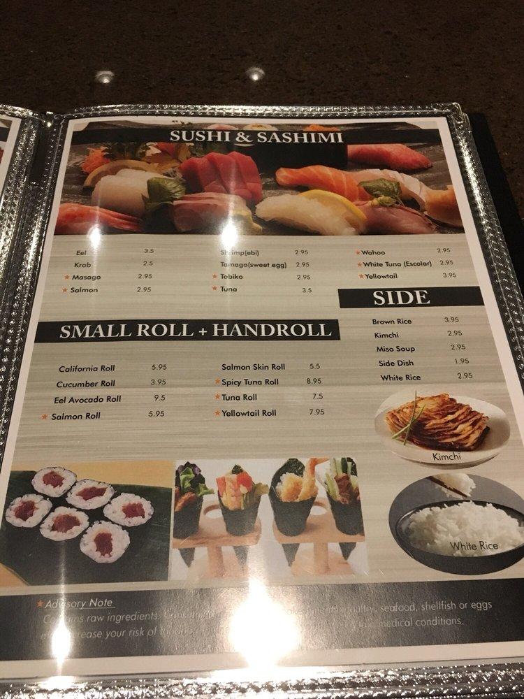 Menu at YAMI Korean & Japanese Restaurant, Boynton Beach