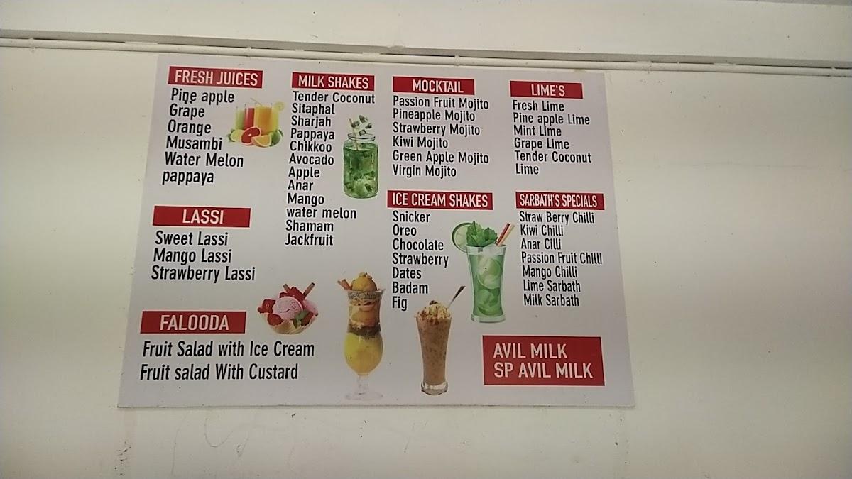 Menu at ADAB HOT&COOL, Kozhikode