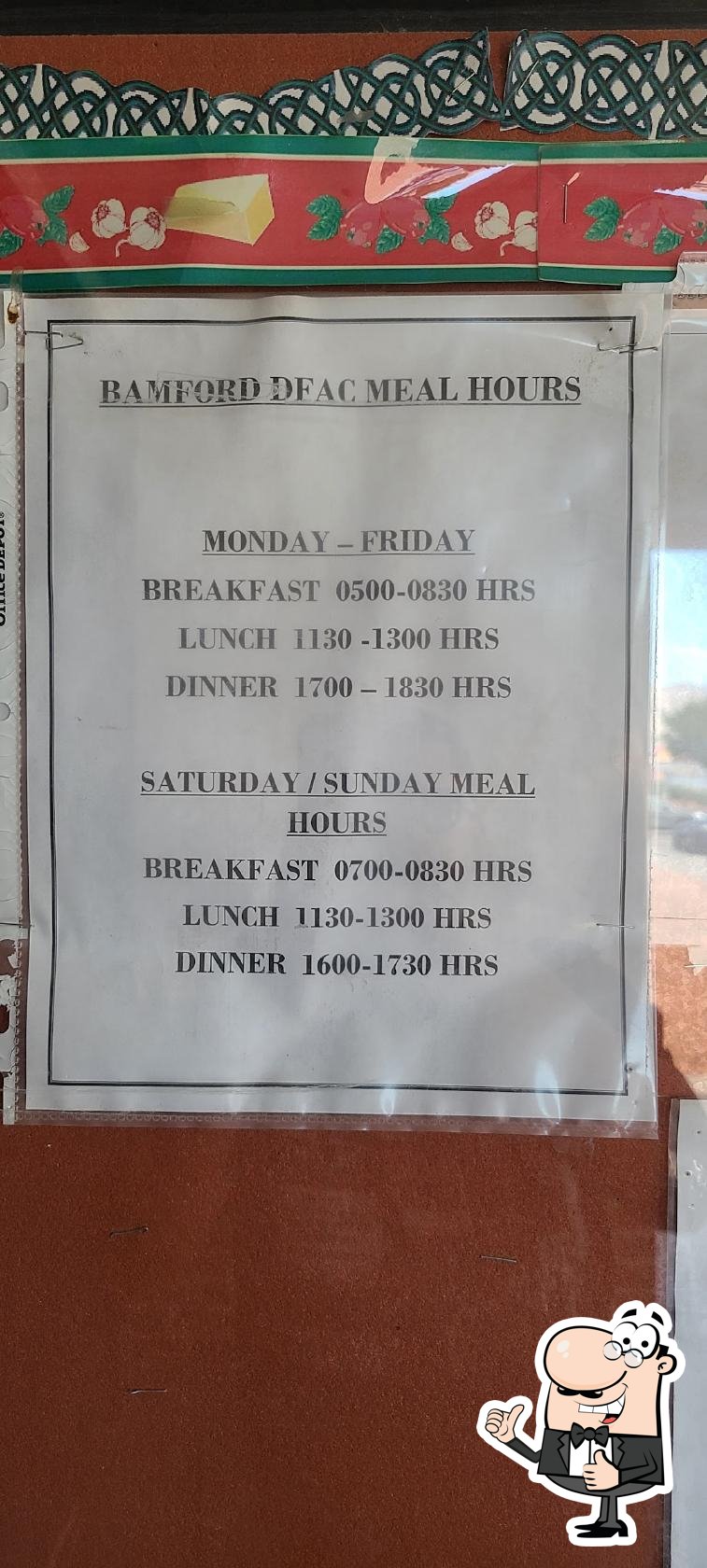 Bamford Warrior Restaurant (DFAC), Fort Bliss - Restaurant menu, prices ...