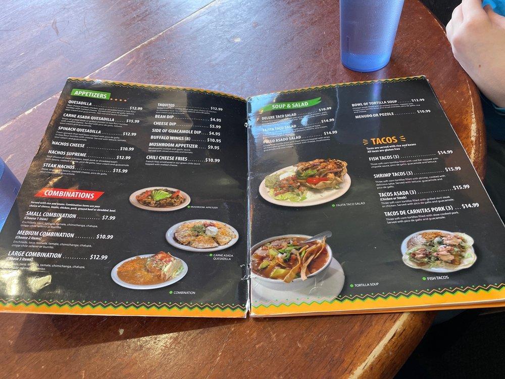 Menu at Casa Sanchez 2 restaurant, Leadville