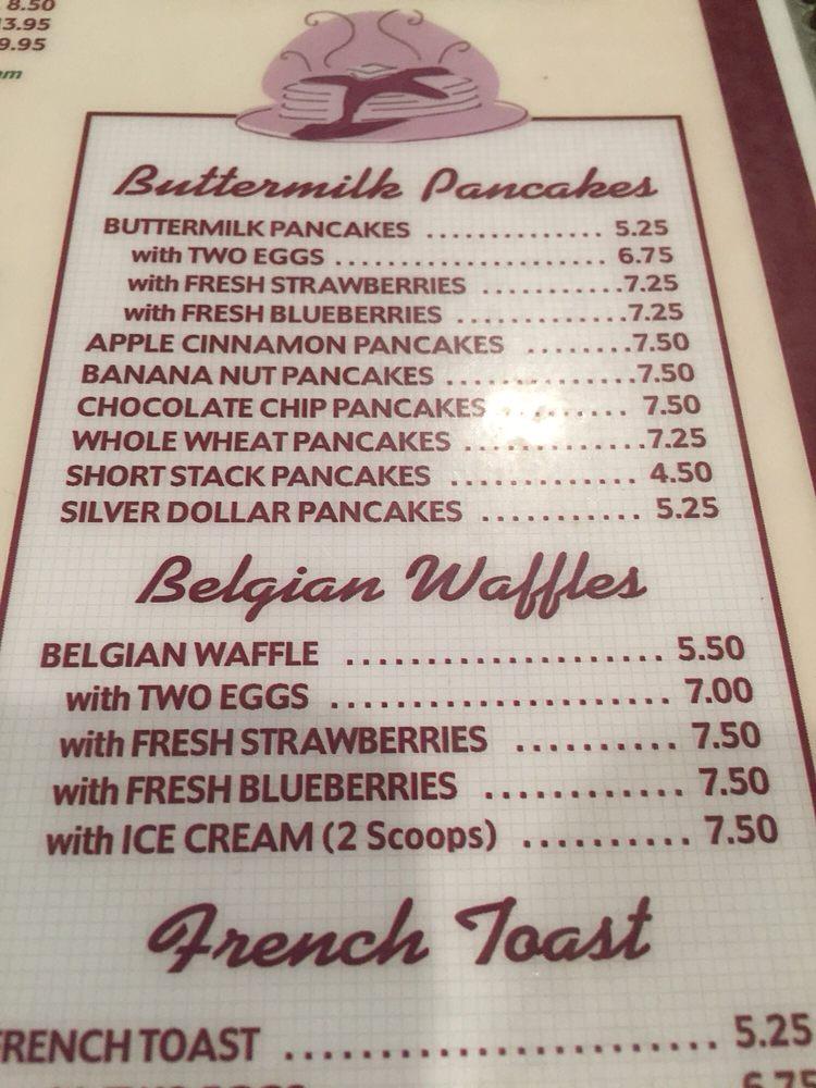 Menu at Chester Diner restaurant, Chester, 65 US-206