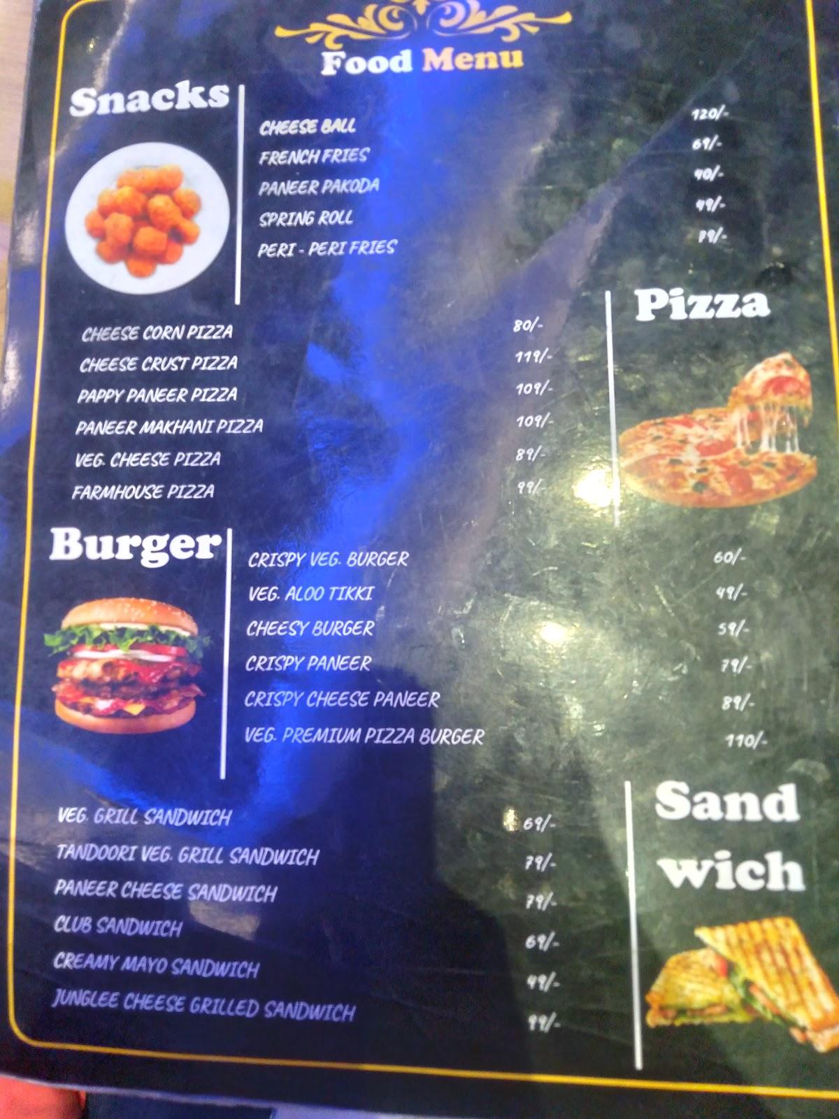 Menu at The Spice, Katras