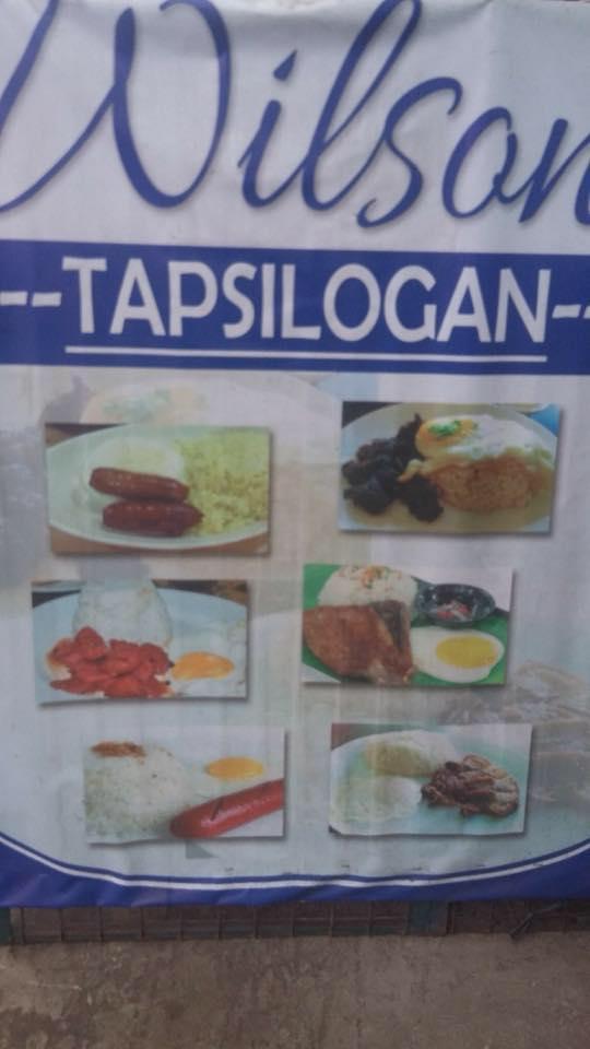 Menu at Wilson Tapsilogan and Panciteria restaurant, Ilagan City