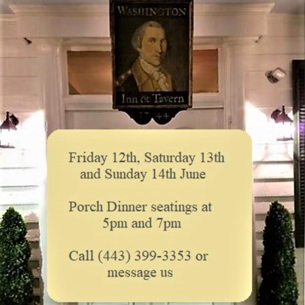 Menu at Squeaky’s at the Washington Tavern restaurant, Princess Anne