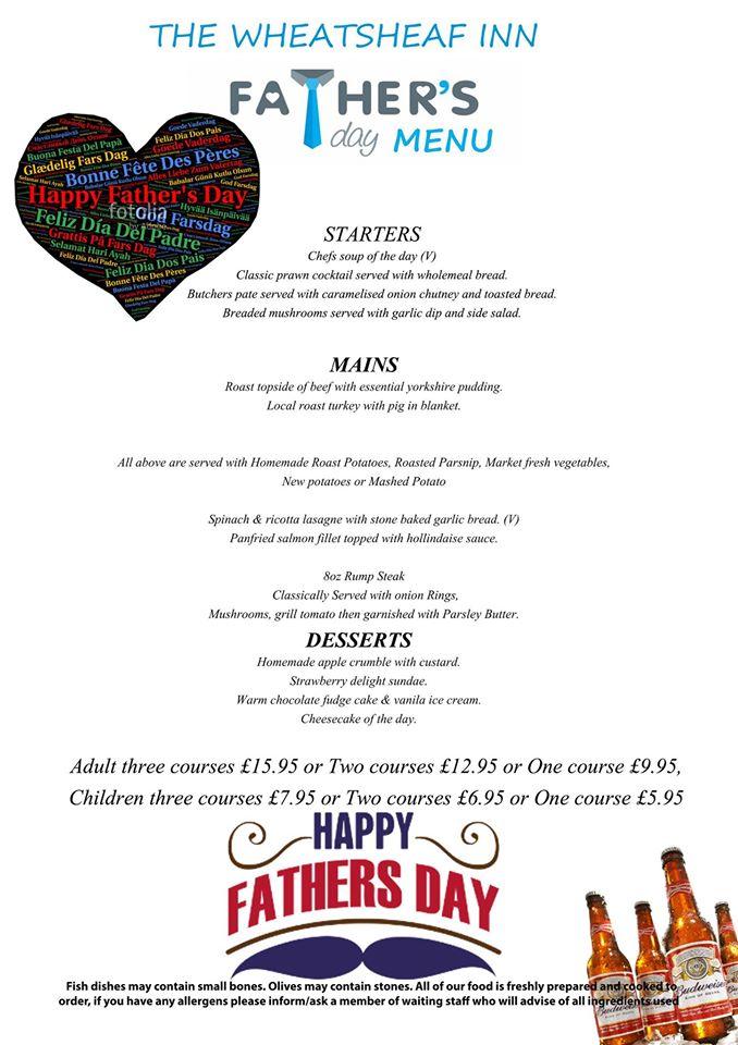 Menu at The Wheatsheaf at Laney Green pub & bar, Cannock, Laney Green