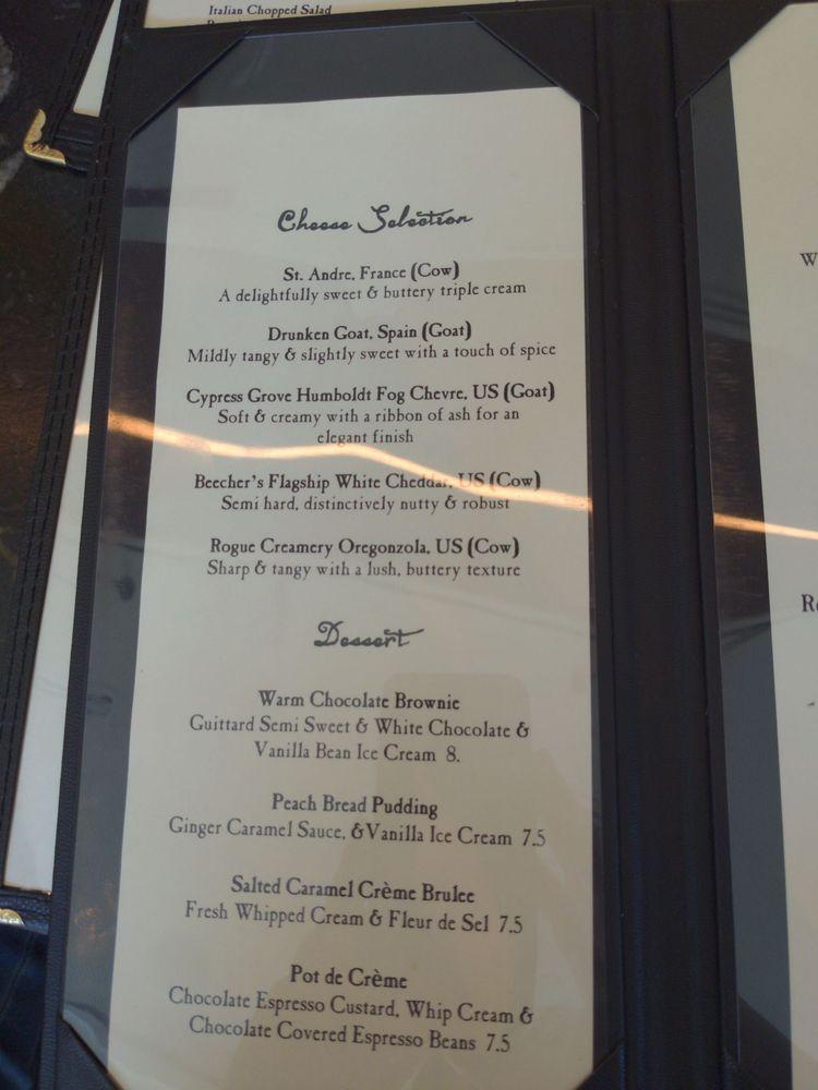 Menu at Brix Wine Cafe, Woodinville, NE Village Square Dr Suite 1050