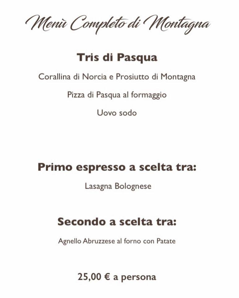 Menu at Da Zì Checco restaurant, Ostia