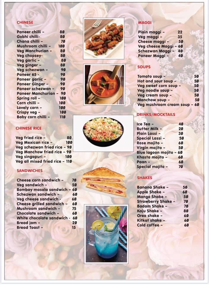 Menu at Daily treat cafe and restaurant, India