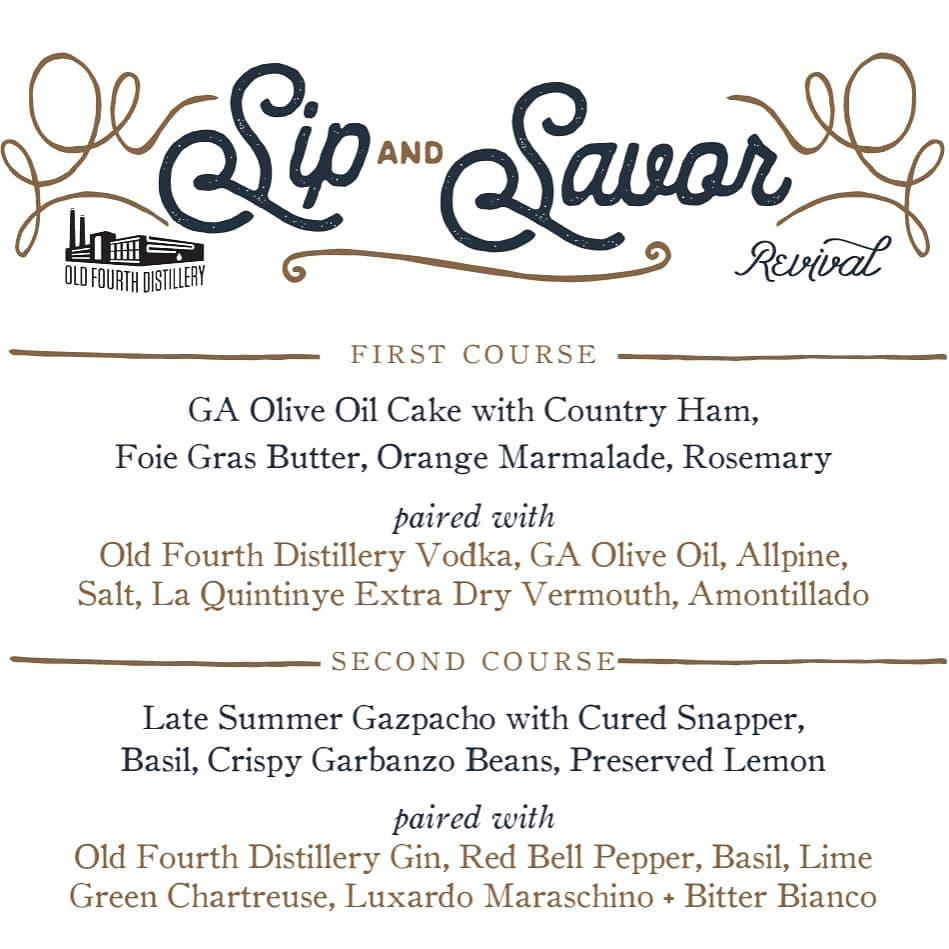Menu at Revival restaurant, Decatur