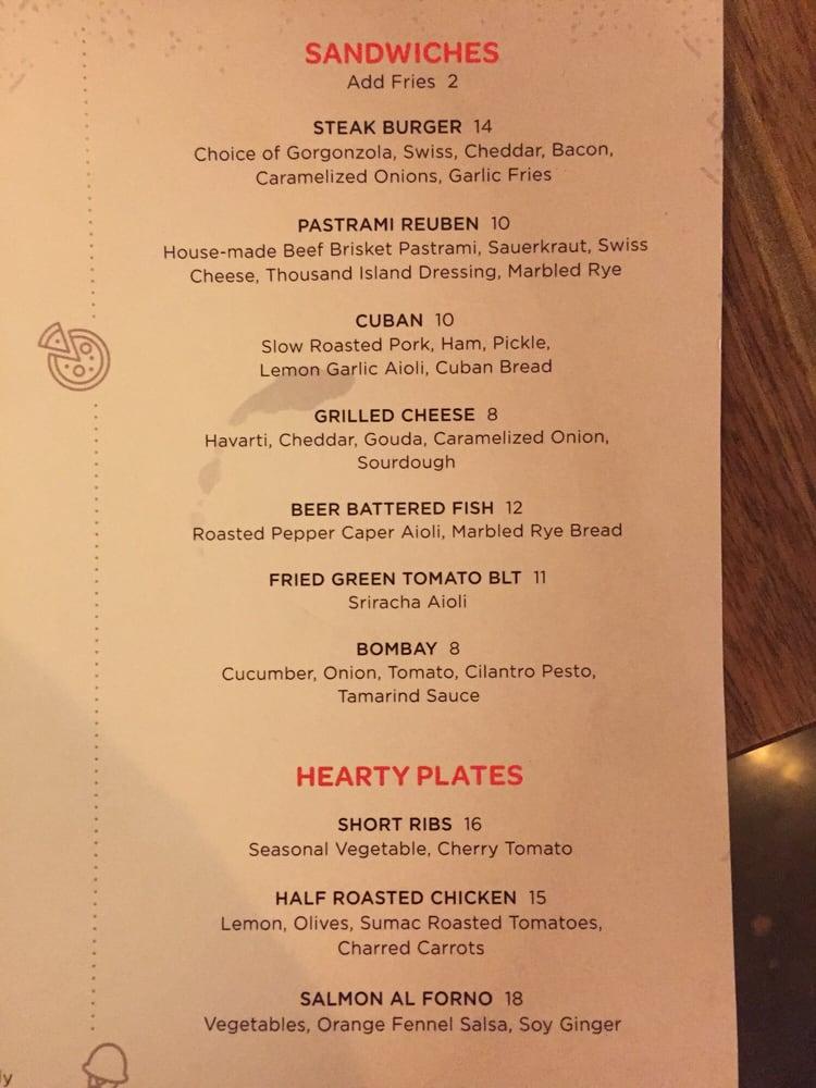 Menu at Noosh Nosh pizzeria, Louisville
