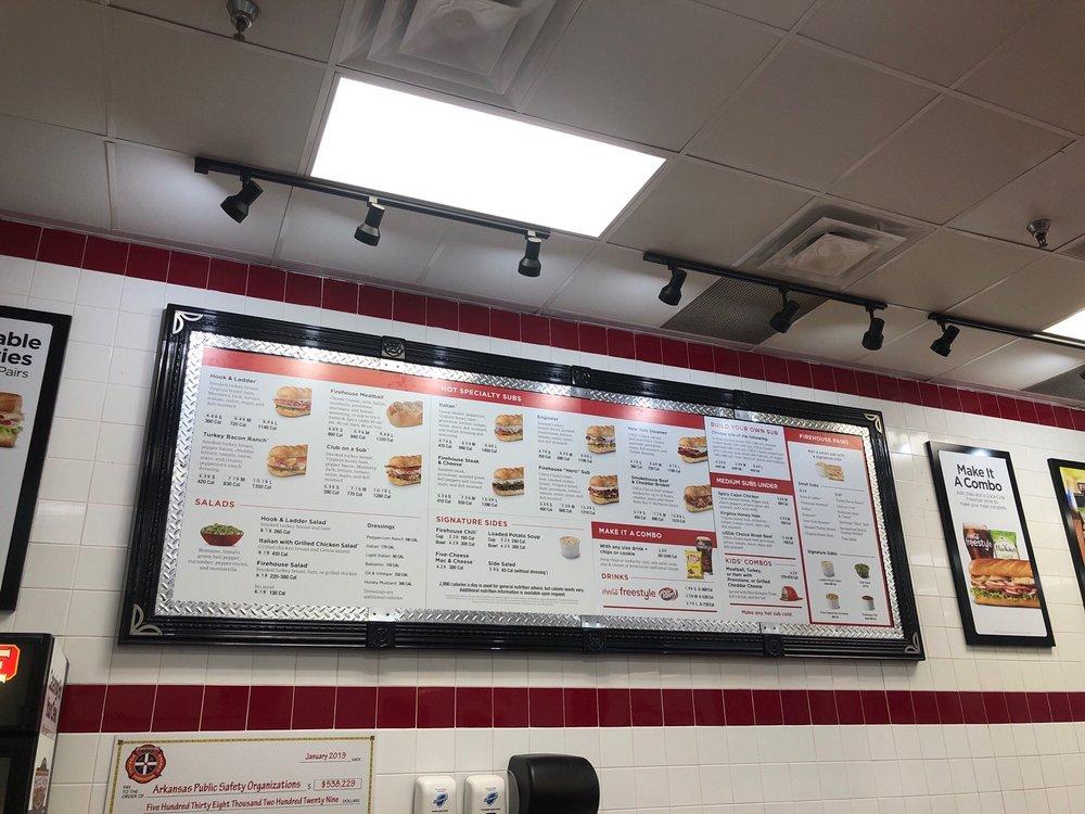 Menu at Firehouse Subs fast food, Little Rock, Chenal Pkwy Ste 40