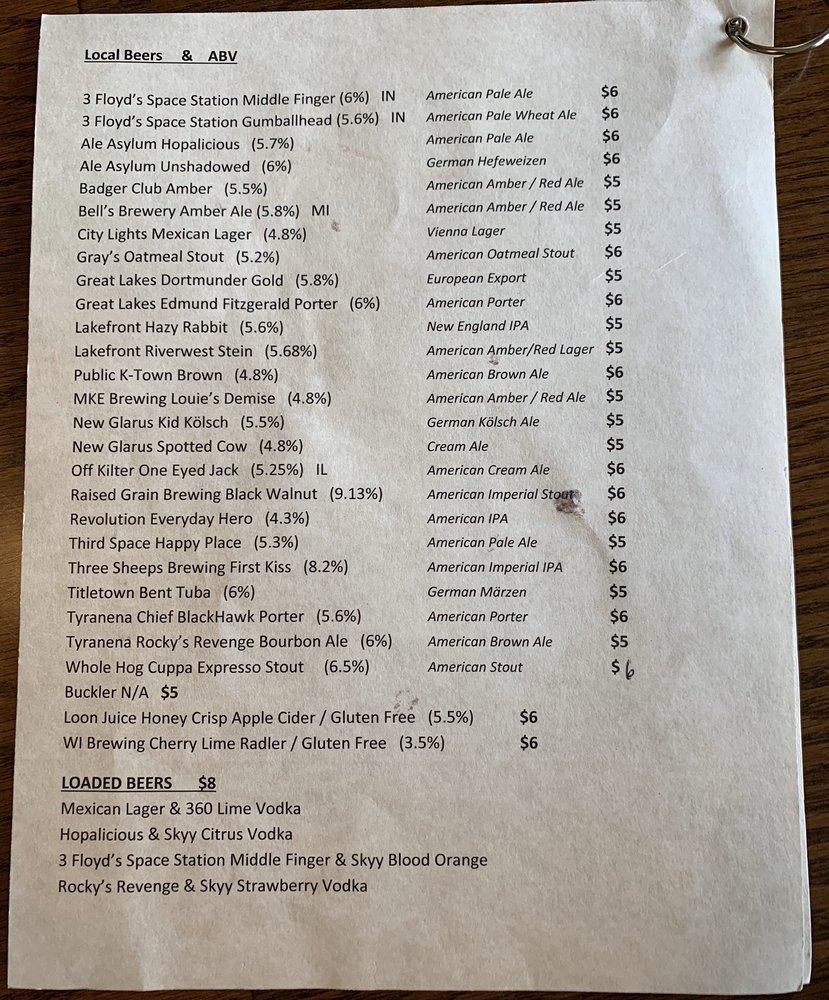 Menu at The Red Oak Restaurant, Bristol