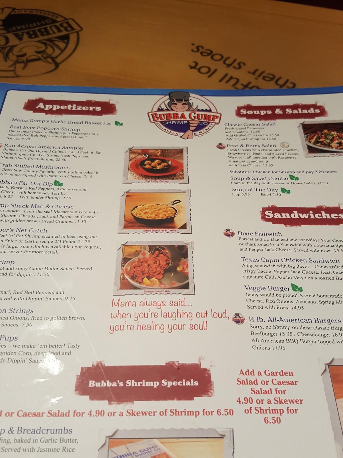 Menu at Shrimp & Grill - Leicester Square Restaurant, London