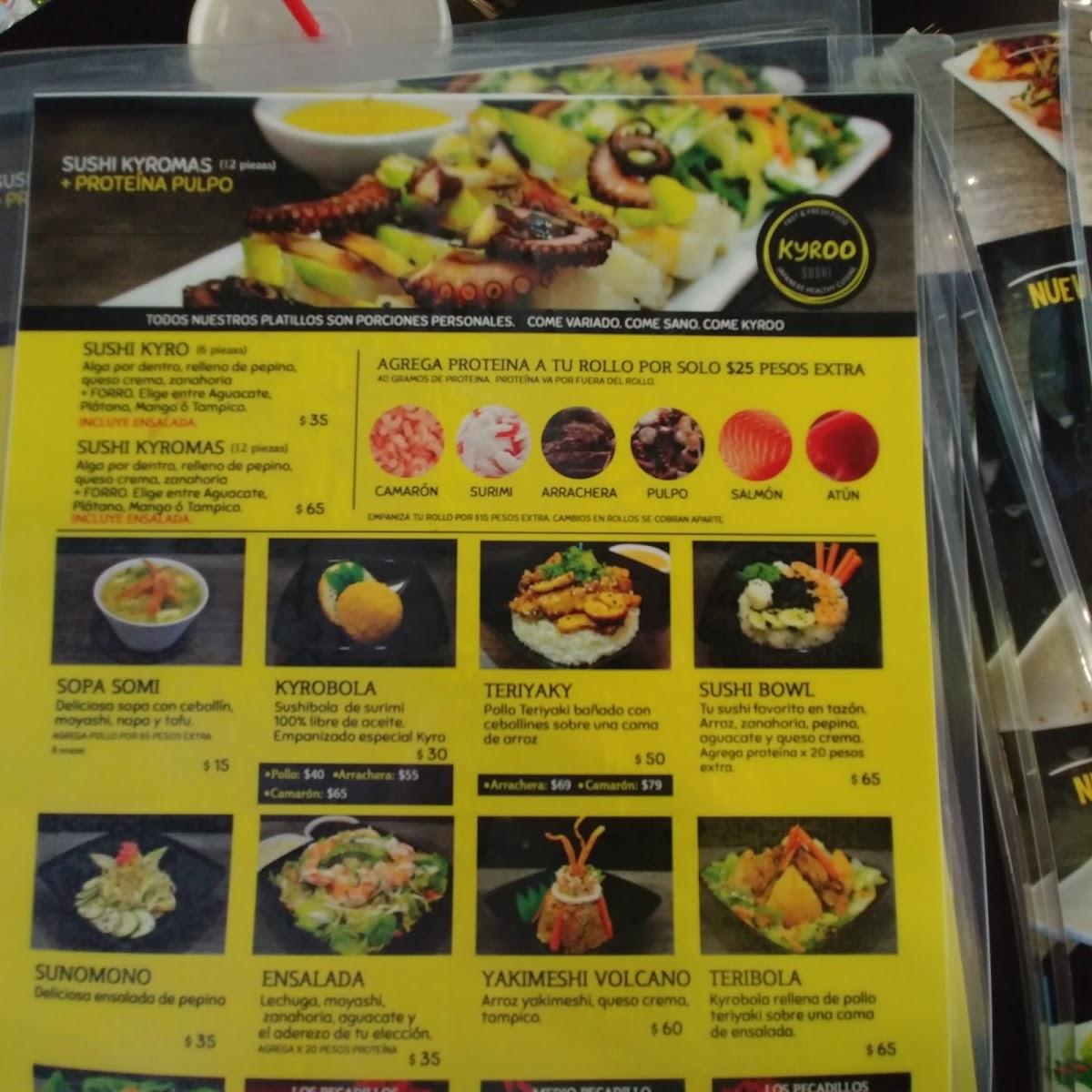 Menu at Kobe King restaurant, Mexicali, Calz. Cuauhtémoc 550