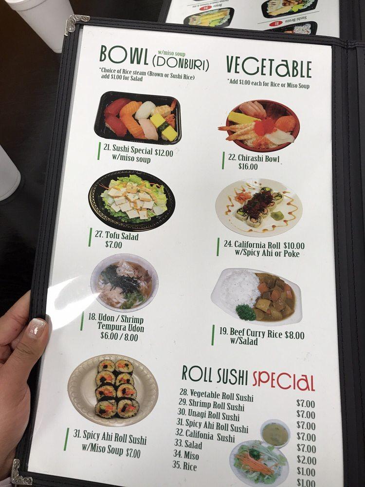 Menu at Ahi and Vegetable - Kapalama restaurant, Honolulu, Dillingham Blvd