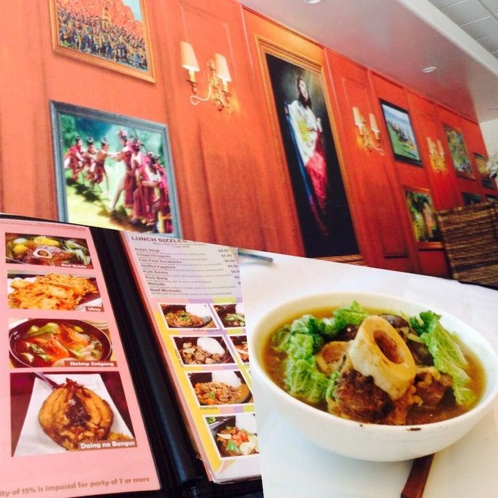 Menu at Kalesa restaurant, Milpitas