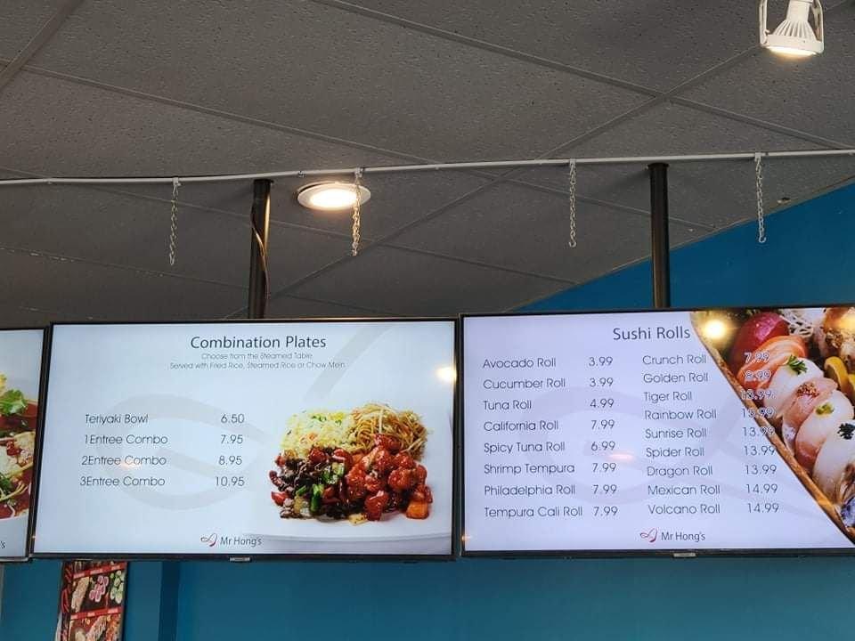 Menu at Mr. Hong's - Gilroy restaurant, Gilroy