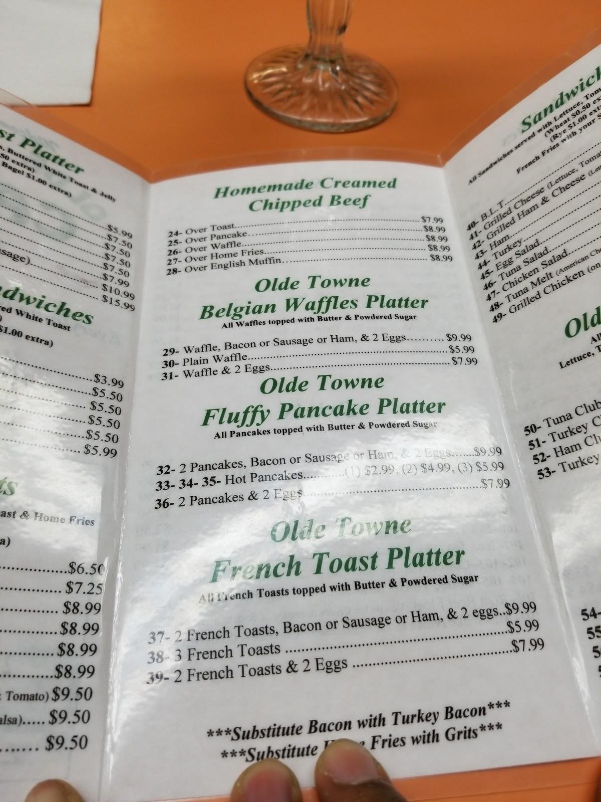 Menu at OTC Bar & Grille, Gaithersburg